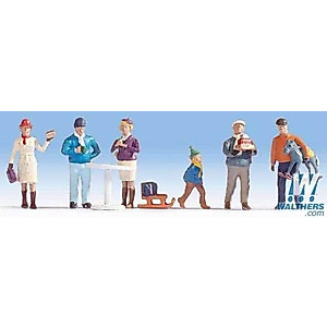 Walthers SceneMaster HO Scale Figures/People Holiday/Christmas Window Shoppers