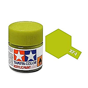 Tamiya 81704 Acrylic Mini XF4 Yellow Green 1/3 oz
