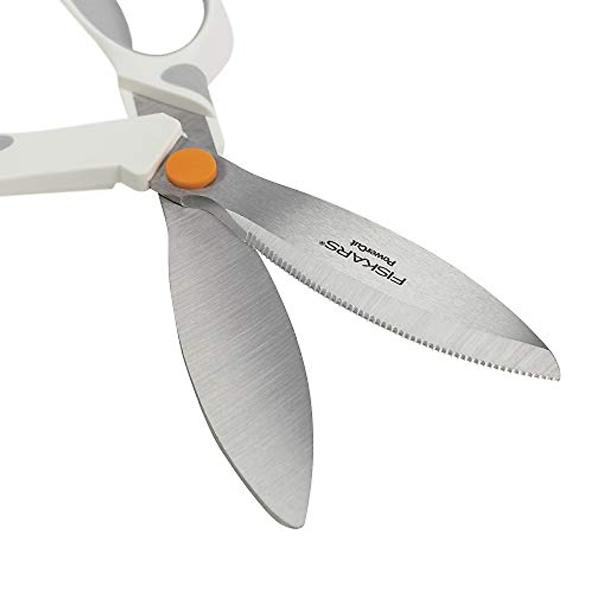 Fiskars Crafts PowerCut Softgrip Shears (9, White/Grey
