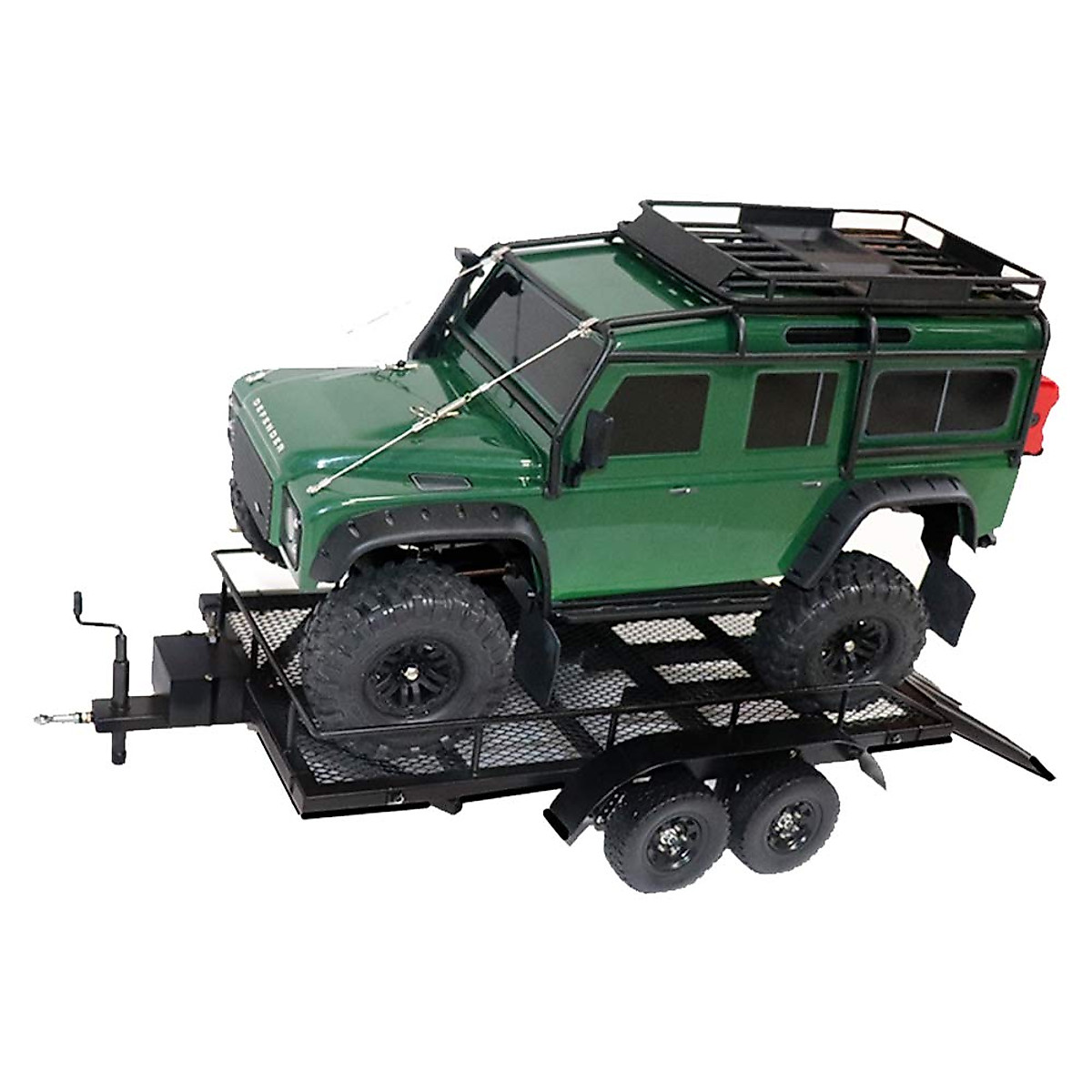 Goolsky Heavy-Duty Trailer Cargo Carrier Metal Kit for 1/10 Traxxas HSP Redcat RC4WD Tamiya Axial SCX10 D90 HPI RC Crawler Car DIY