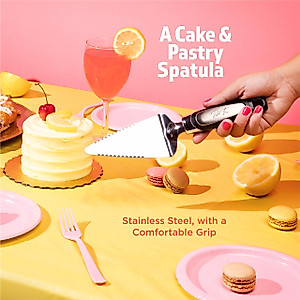 BellTom Premium Gourmet Pie Server. A Cake and Pastry Spatula - Strong Stainless Steel Cake Slicer and Pie Cutter. Our Pie Servers look great too. BellTom metal pie knife for serving a perfect slice.