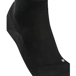 FALKE Mens RU4 Light Short Running Socks, Breathable Moisture Wicking Anti-Blister, Low Cut Athletic Ankle Sock, Black (Black-Mix 3010), US 10.5-11.5 (EU 44-45 Ι UK 9.5-10.5), 1 Pair,16760