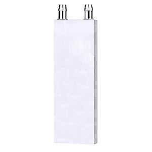ClYXGS Aluminum Water Cooling Block, Liquid Cold Water Plate Heat Sink Water-Cooled Exchanger Head semiconductor Refrigeration Sheet CPU Graphics Radiator Heatsink Endothermic Head (40 x 120 x 12mm)