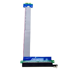 Kingwin PCIe Riser Card 1X-16X PCI Express Adapter Flexible Expander Extension Cable (PCI-06)