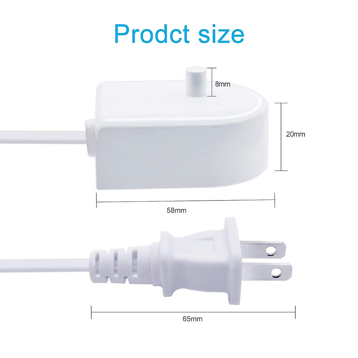IBERLS Replacement HX6100 Charging Base Charger for Philips Sonicare HX6100 HX8910 HX8911, HX6000 Series Electric Toothbrushes; Fits Sonicare Airfloss, Airfloss Ultra Electric Flosser