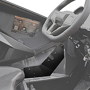 SAUTVS Lower Door Panels Insert Kit for RZR PRO XP, Lower Door Trim Kit Door Valance for Polaris RZR PRO XP 2020-2023, RZR PRO R/Turbo R 2022 for 2 Doors Accessories (2PCS, Black)