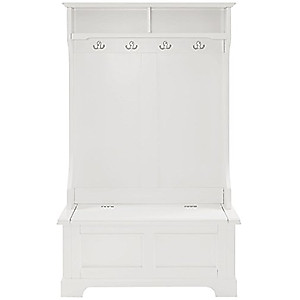 Crosley Furniture Campbell Hall Tree - White