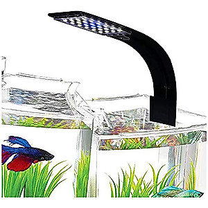 Seven Master Aquarium Clip-On LED Light Clamp Fish Tank Light (Black)