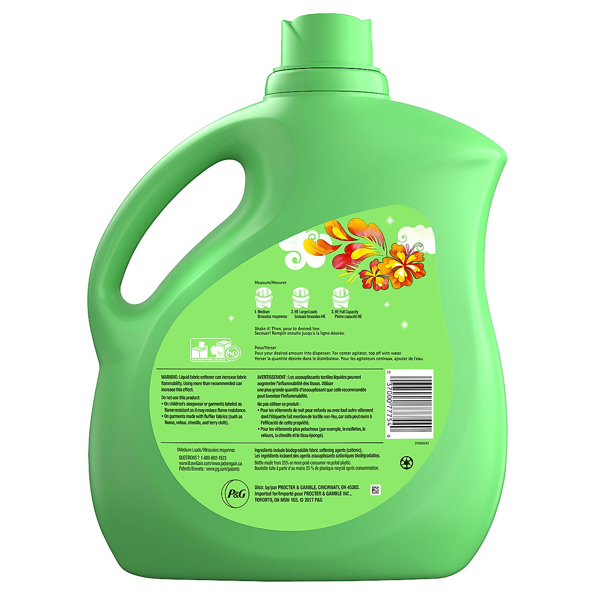 Gain Liquid Fabric Softener, Island Fresh, 150 Loads 129 fl oz