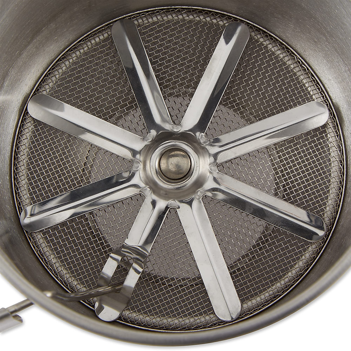 RSVP International Endurance® Stainless Steel Vintage One-Hand Sifter, 1 Cup | Top Cakes, Sift Flour, Marinade BBQ & More | Dishwasher Safe | Powder Sugar, Sift Flour, Spread Toppings & More