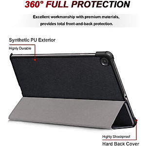 SAMSUNG Galaxy P610 Tab S6 Lite 10.4-Inch 64 GB WiFi Android 10 Touchscreen Tablet (Oxford Gray) Bundle S Pen Included - Hard Case, Screen Protector, 32GB microSD Card