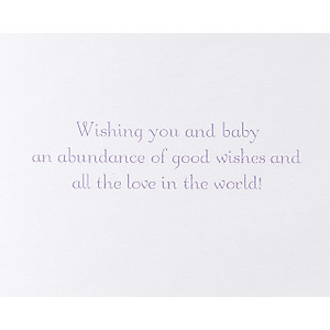 Papyrus Baby Shower Card (Abundance of Good Wishes)