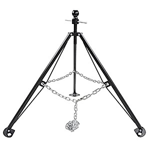 Dumble Gooseneck RV Stabilizer Tripod - 2-5/16in Ball Joint 7500lb Cap 5th Wheel Tripod Stabilizer Adjustable Jack