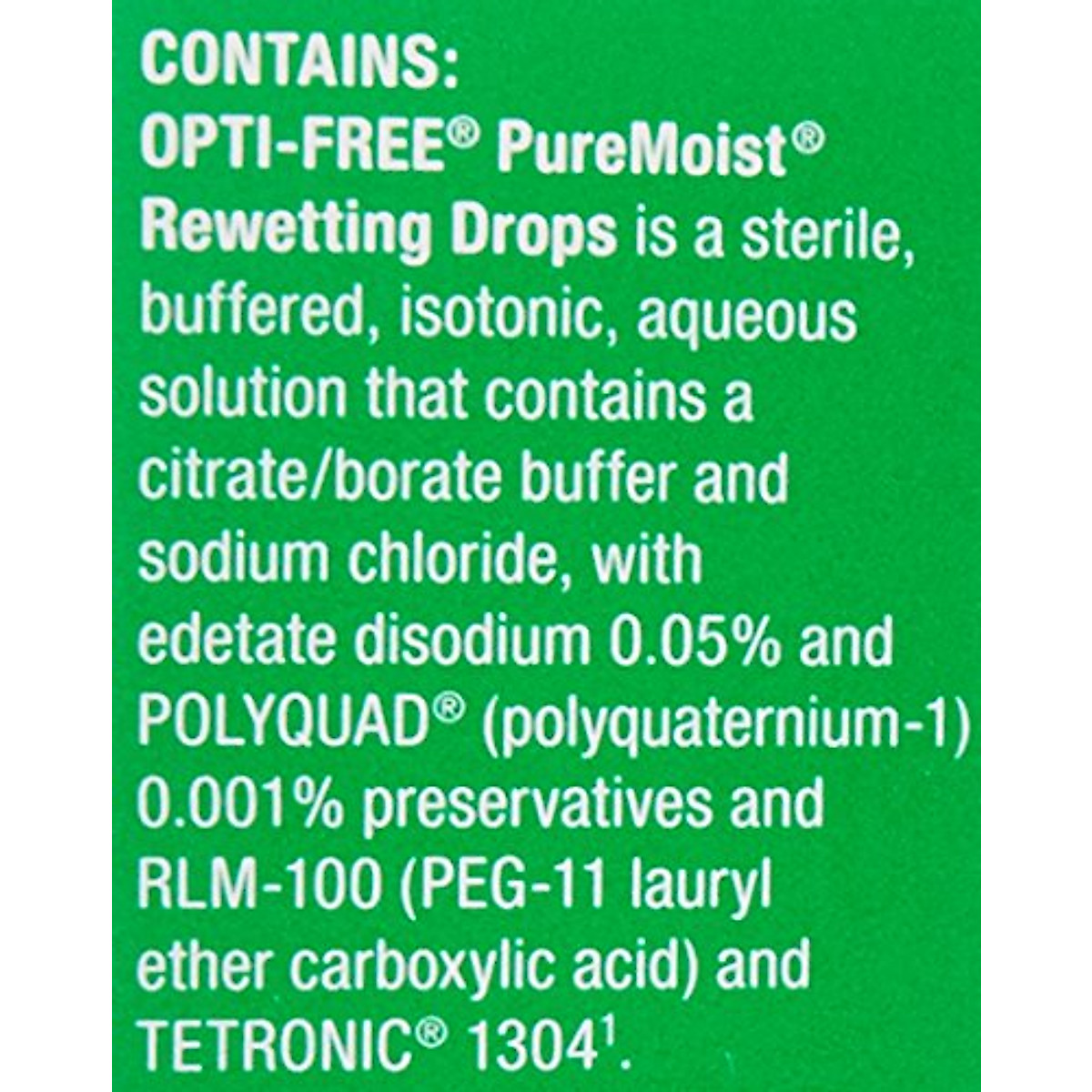 Opti-Free Puremoist Rewetting Drops, 12-mL