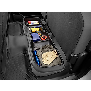 WeatherTech Under Seat Storage System for Silverado 1500, Sierra 1500, Sierra 2500HD/3500HD, Silverado 2500HD/3500HD (4S002) Black