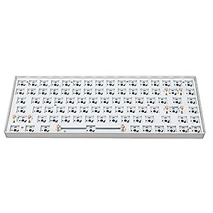 Yunseity DIY Mechanical Keyboard Kit, 84 Keys Custom RGB Hot Swap Keyboard Wired Gaming Keyboard with Keycap Puller and USB Cable Support 5 Pin Shaft 3 Pin Shaft(Silver White)
