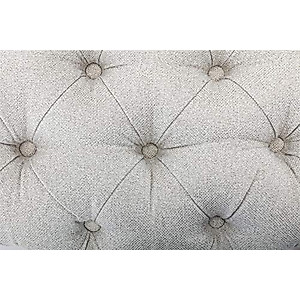 Oversized 360°Swivel Accent Barrel Chair Linen Tufted Comfy Sofachair W/3 Pillows, 42.9"W Leisure Lounge Club Upholstered Armchair Cozy Round Sofa & Chair for Home Apartment Office Hotel Living Room