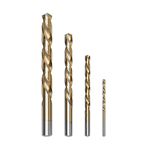 Lichamp Left Hand Drill Bits 4-Pieces 1/8 1/4 3/8 1/2 for Metal Sheet, 4-Piece Genuine M2 HSS Twist Reverse Drill Bits