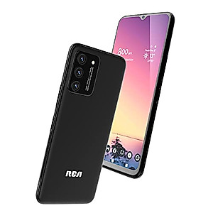 RCA Reno Max | 6.5” HD+ Brightness Boost Display | 64GB + 4GB RAM | 4G LTE Unlocked Smartphone | Android 12 | Octa Core Processor | 16MP Triple Camera | 4000 mAh Battery | Black | T-Mobile