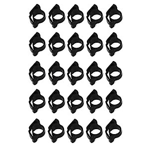 1/4 inch High Pressure Drip Irrigation Tubing Clamps (25)