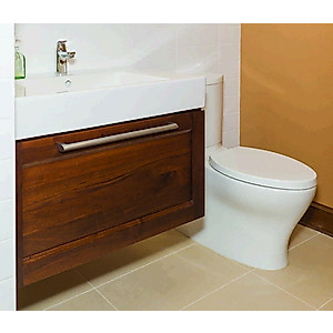 Federal Brace Sento Floating Vanity Support Bracket in Black | 18" D x 18" W x 2" H | Made in America