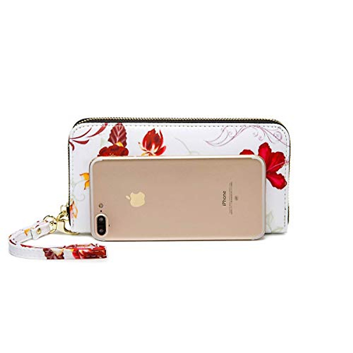 LOVESHE Women wallet RFID Blocking Purse Credit Card Clutch Zip Around Phone Clutch Large Travel Purse Wristlet Bohemian(LBH)