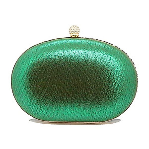 Green Purses for Women,Clutch Purses for Women Wedding Party Rhinestone Evening Bag Bridal Diamond Handbag (green)