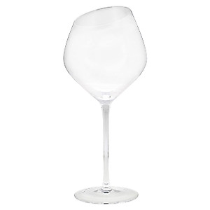 G Francis Large 'Red Wine' Glasses Set of 4-20oz Slant Rim Wine Glass with Long Stems Drinking Crystal Wine Glasses