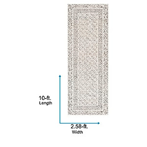 Artistic Weavers Melodie Boho Farmhouse Runner Area Rug,2'7" x 10',Beige