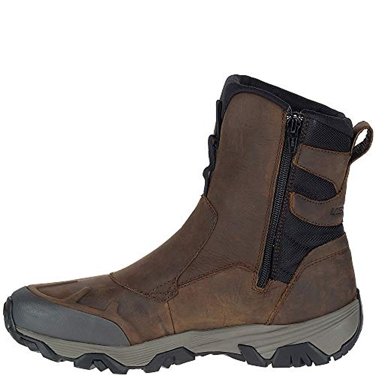 Merrell Men's COLDPACK ICE+ 8" Zip Polar Waterproof Snow Boot, Copper Mountain, 12 M US