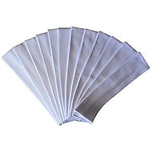 1 DOZEN 2 Inch Wide Cotton Stretch Headbands (Official Funny Girl White)