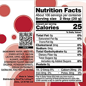 TEA ZONE Apex Popping Pearls Jar, Strawberry, 112.9 Ounce