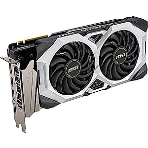 MSI Gaming GeForce RTX 2070 Super 8GB GDRR6 256-bit HDMI/DP NVLink Torx Fan Turing Architecture Overclocked Graphics Card (RTX 2070 Super Ventus OC) (Renewed)
