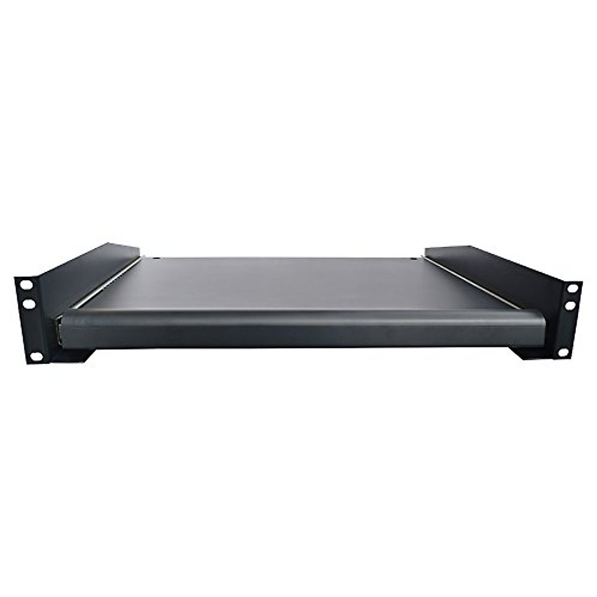 Sysracks Pack 2 PCS X 2U Rack Mount Adjustable Pull-Out Sliding Keyboard Mouse Shelf Tray