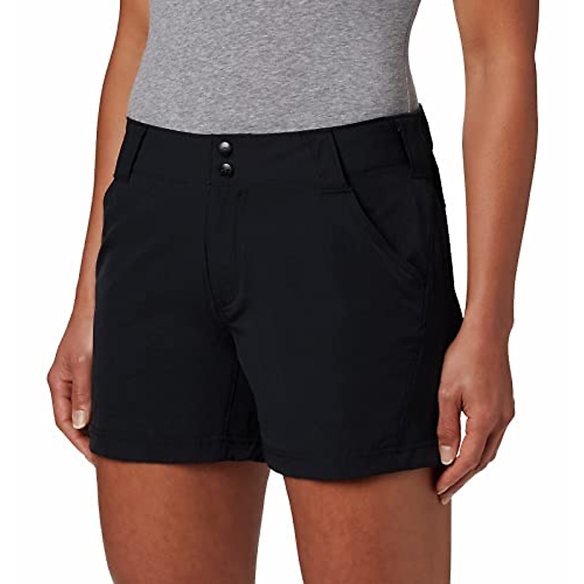Columbia Women's Coral Point III Shorts, Black, 6