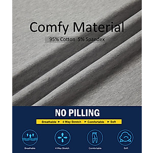 SPECIALMAGIC Women's Cargo Sweatpants Cotton Athletic Joggers 4 Pockets Sporty Pants Heather Grey Medium