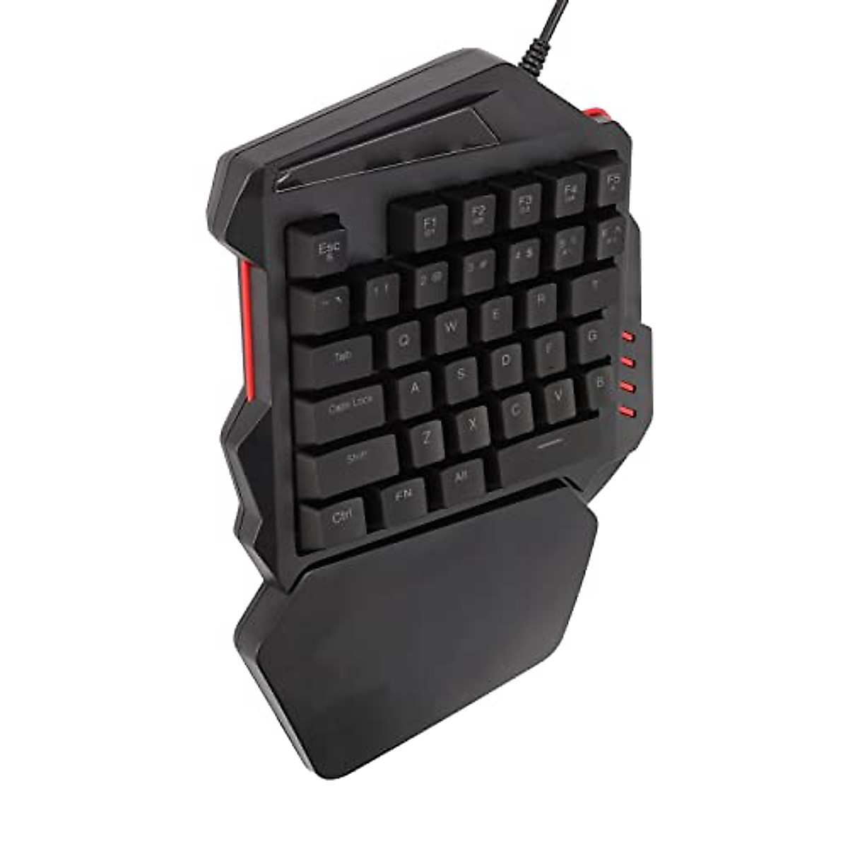 Ruining One Handed Gaming Keyboard, Ergonomic Button Layout Gaming Keypad for Vista for Win 2000 for Win XP
