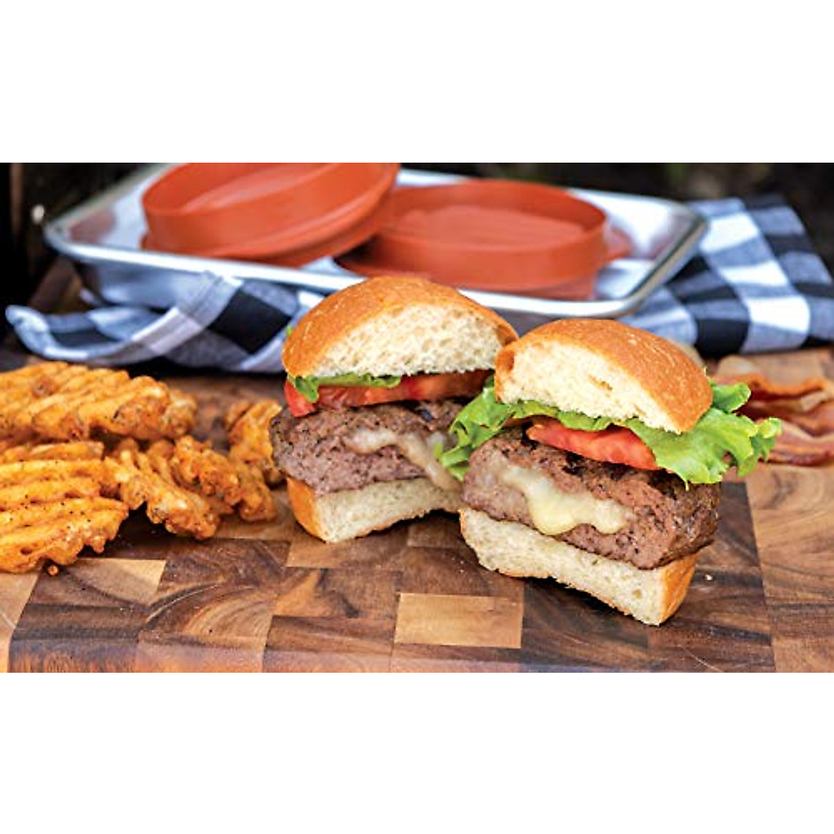 Nordic Ware 365 Indoor/Outdoor Stuffed Burger Maker and Patty Press