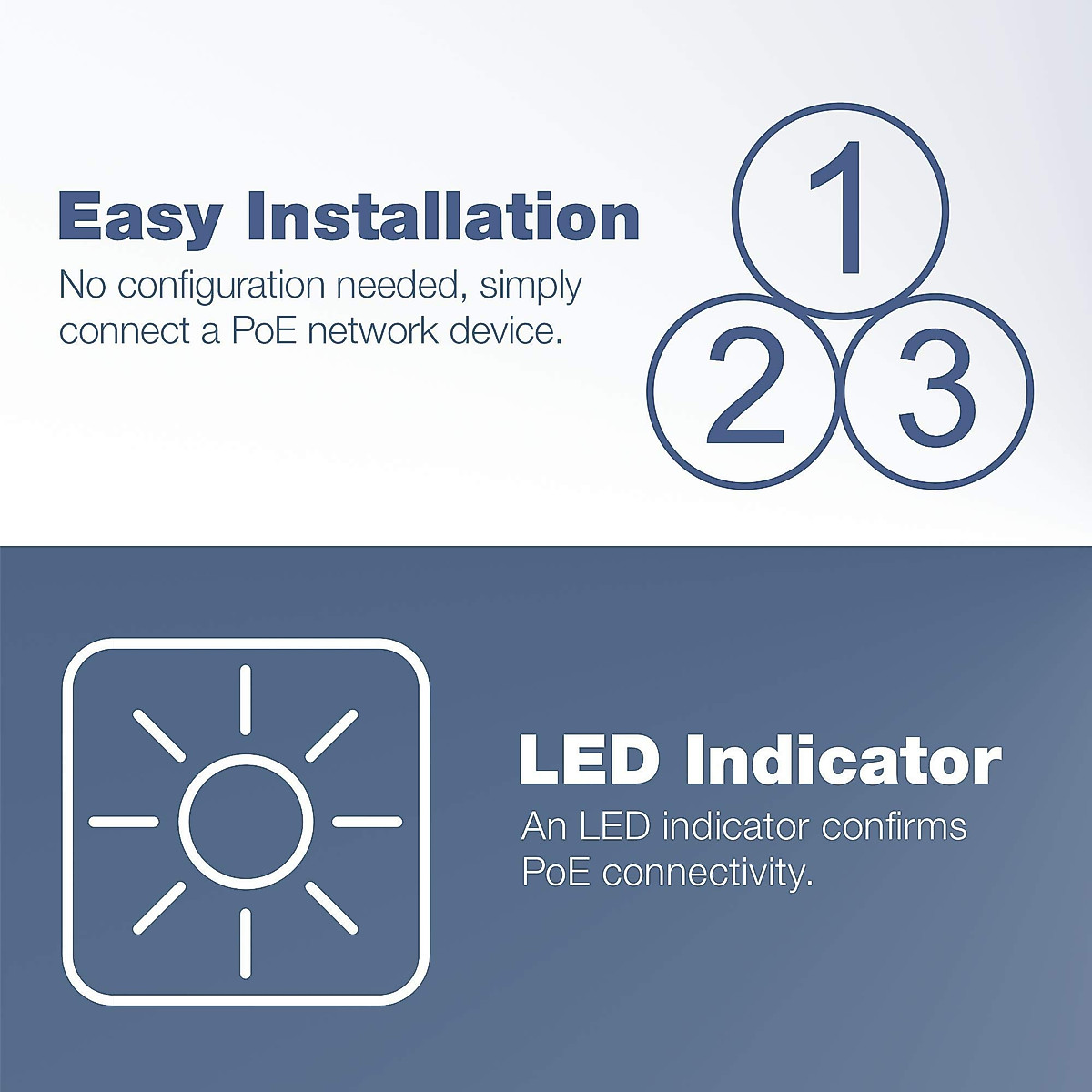 TRENDnet Gigabit Power Over Ethernet Plus (PoE+) Injector,Converts Non-PoE Gigabit to PoE+ or PoE Gigabit, Network Distances up to 100 M (328 Ft.), TPE-115GI (Renewed)