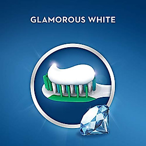 Crest 3D White, Whitening Toothpaste Glamorous White, 4.1 oz, Pack of 2