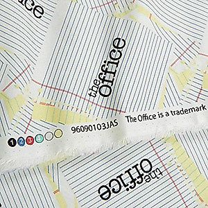 The Office Scrap Paper White, Quilting Fabric by the Yard