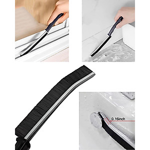 Altomoey Crevice Cleaning Brush, 3+1Pcs Hard Bristle Gap Cleaning Brush Tool for Tight Spaces, 2024 Dead Corners Multifunctional Cleaner Brush for Household Use Kitchens, Bathroom, and Window Grooves