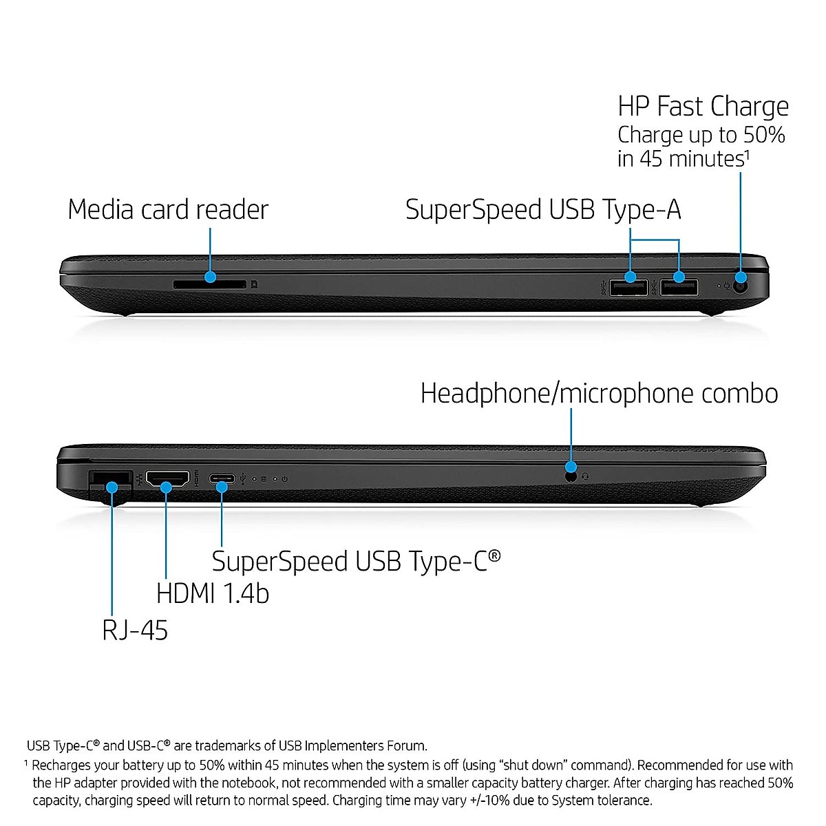 HP Pavilion Laptop (2021 Latest Model), 15.6" FHD Display, Intel Celeron Processor, 32GB DDR4 RAM, 1TB SSD, Online Conferencing, Webcam, HDMI, WiFi, Bluetooth, Windows 10