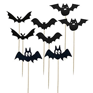 Punching Bag Hook Party Halloween Cake Cake Decoration Topper Supplies 8PC Insert Halloween Novelty Funny Toy Children's Games