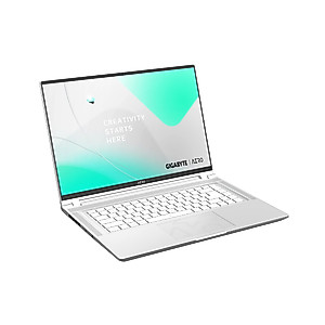 GIGABYTE AERO 16 OLED: 16.0" 16:10 Thin Bezel 4K UHD+ 3840x2400 60Hz OLED, NVIDIA GeForce RTX 4070 GPU 8GB GDDR6, Intel Core i9-13900H, 32GB DDR5 RAM, 1TB SSD, Win11 Pro (AERO 16 OLED BSF-A3US964SP)