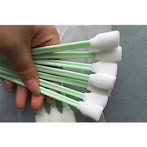 200 PCS Professional Foam Cleaning Swab Sticks for Lab, Dust-Free Cleaning Sponge Tip Swabs for Printer Heads, Scanners, Camera Lenses, Chip Hard Disk Industries, Optical Lenses and Optical Equipment