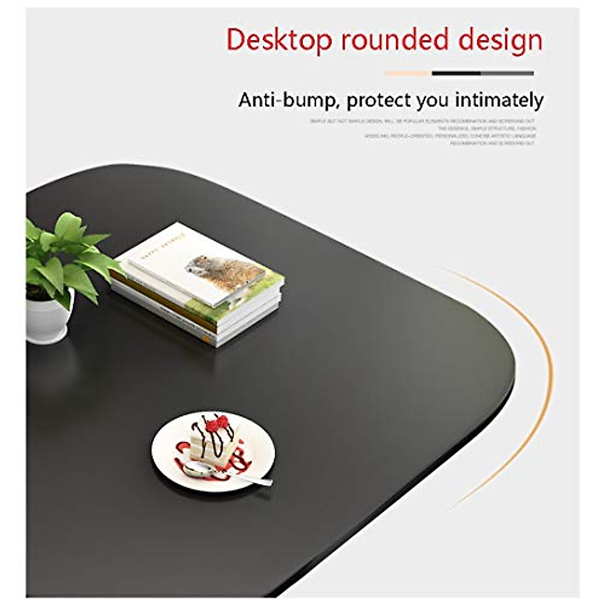 Kitchen Breakfast Bar Table and Chair Set, Dining Round Table Soft Backrest Seat Modern Style Furniture Coffee Kitchen Living Room Milk Tea Shop Fast-Food Shop Western Restaurant