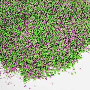 Colorful Tree Powder Model Tree Tufted for DIY Miniature Lowland Model Shrub Bushy Tuft Architecture Building Model Railway Fairy Garden Diorama Scenery, Pack of 6