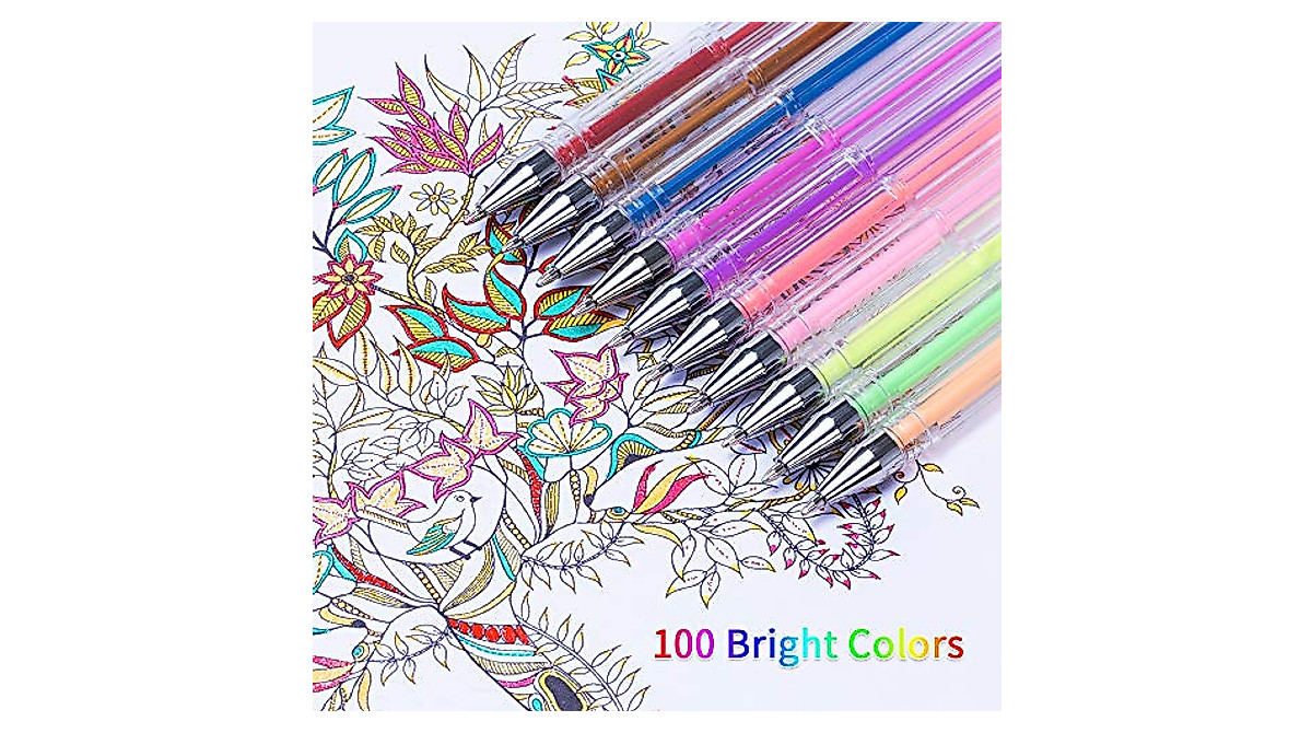 Reaeon 200 Gel Pens - 100 Colors with Refills
