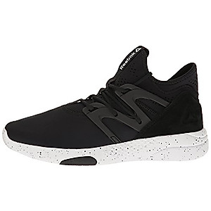Reebok Women's Hayasu Dance Shoe, Black/White, 6 M US